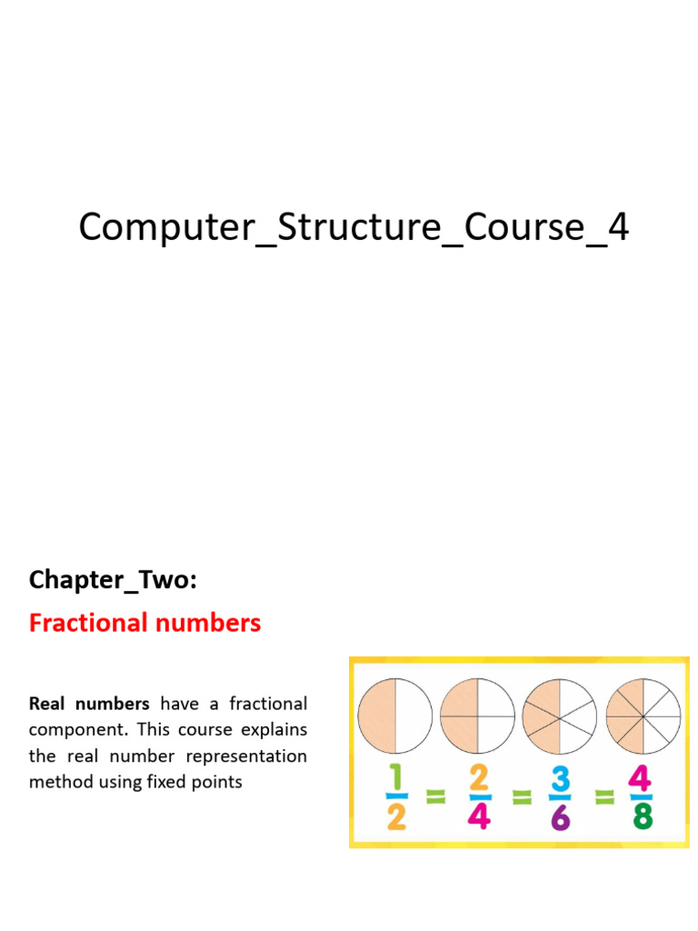 Computer_Structure_Course_4 | PDF | Decimal | Numbers