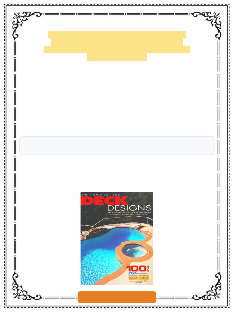 One Hundred Plus Deck Designs Single Level Decks Multi Level Decks L ...
