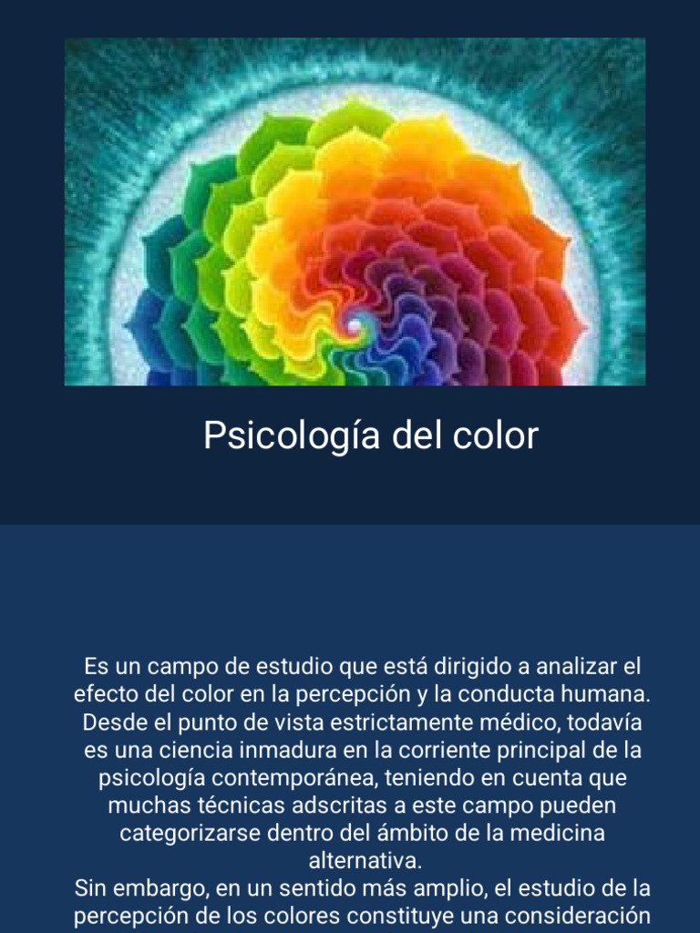 Psicología del Color y su Significado | PDF | Color | Sicología