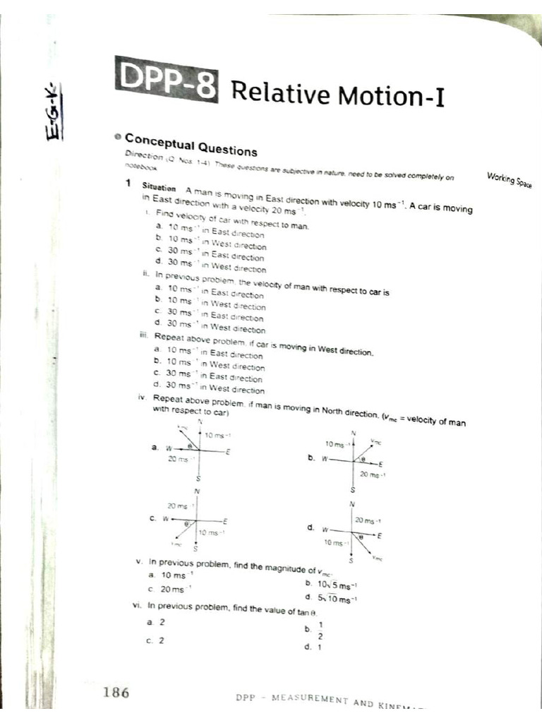 Relative Motion I | PDF