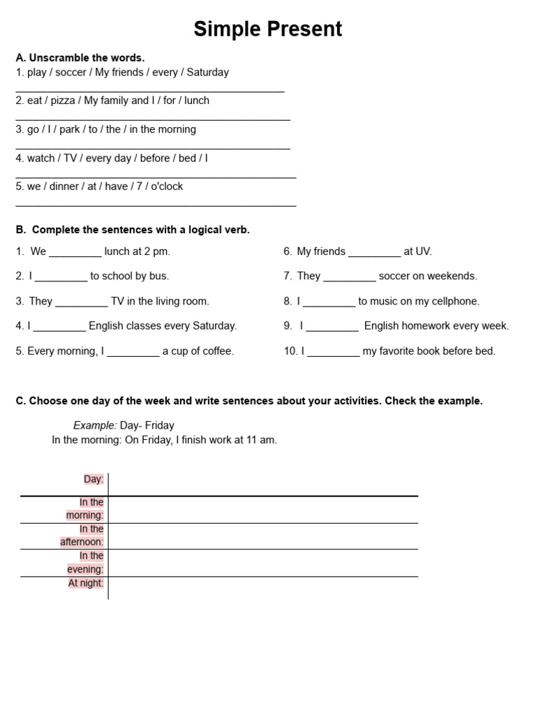 (Template) Verbs | PDF
