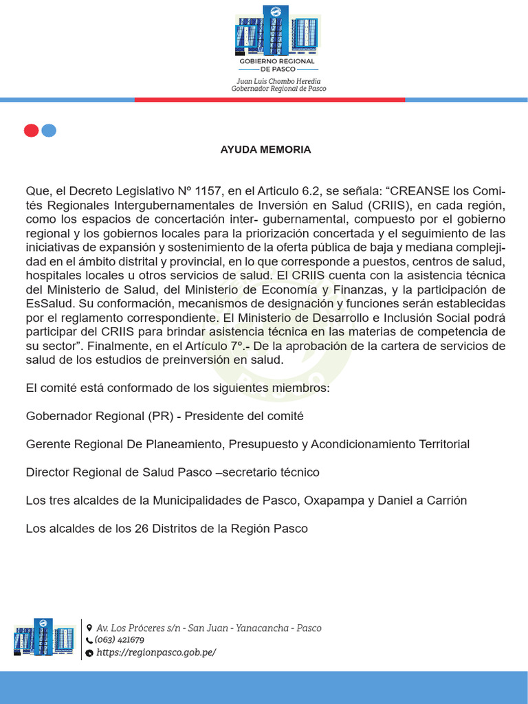 Ayuda Memoria 1 | PDF