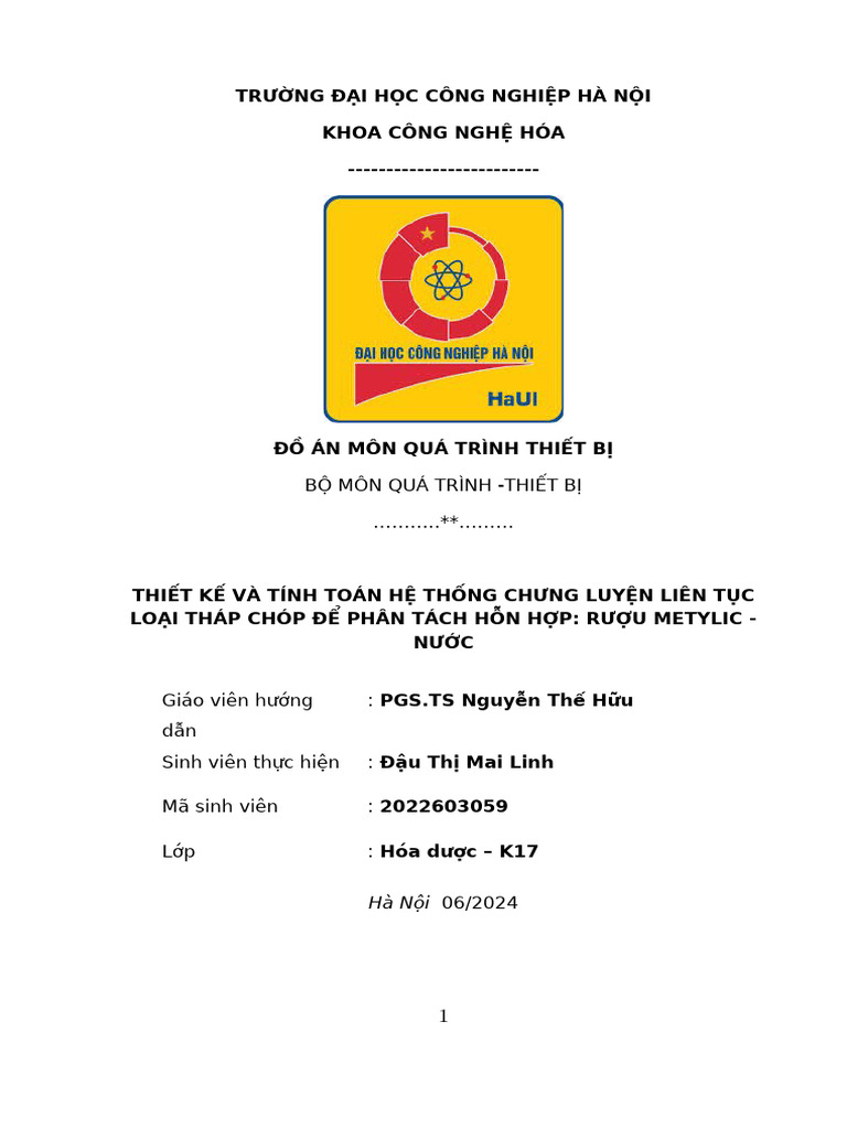 Bao Cao Do An | PDF