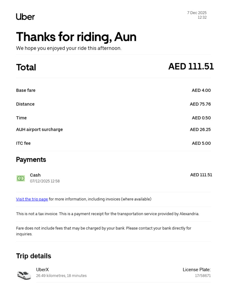 Thanks For Riding, Aun: Total | PDF