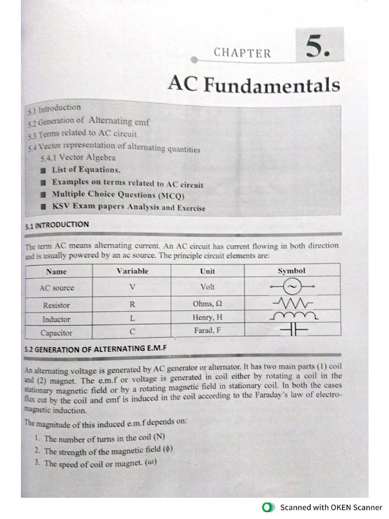 AC Circuit | PDF