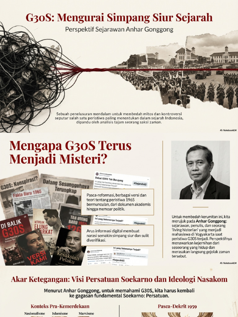 G30S Mengurai Simpang Siur Sejarah | PDF