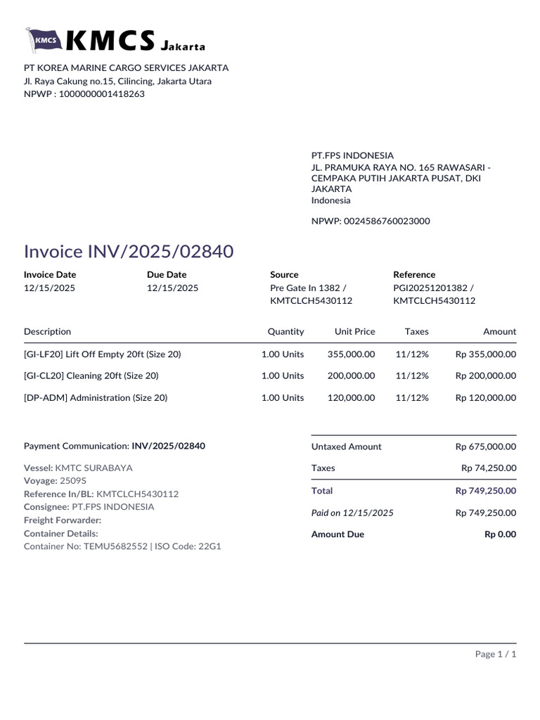 Report Invoice With Payments 6888 | PDF