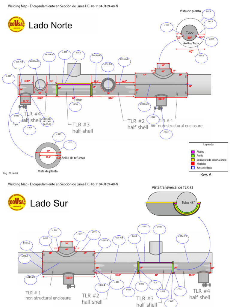 Welding Map - ODS-25-014 - Encapsulamiento de Línea | PDF | Calefacción ...