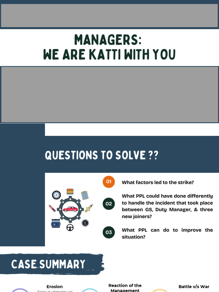 Managers Katti | PDF