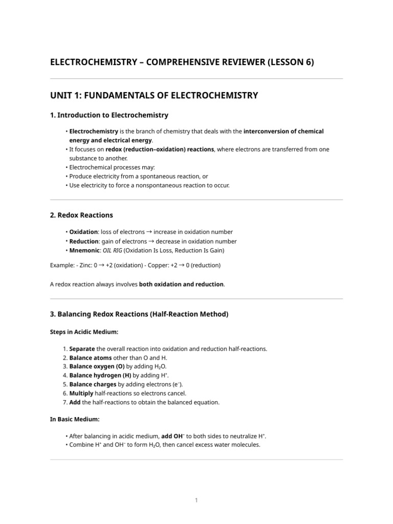 inbound6565588050281495813 | PDF | Redox | Electrochemistry