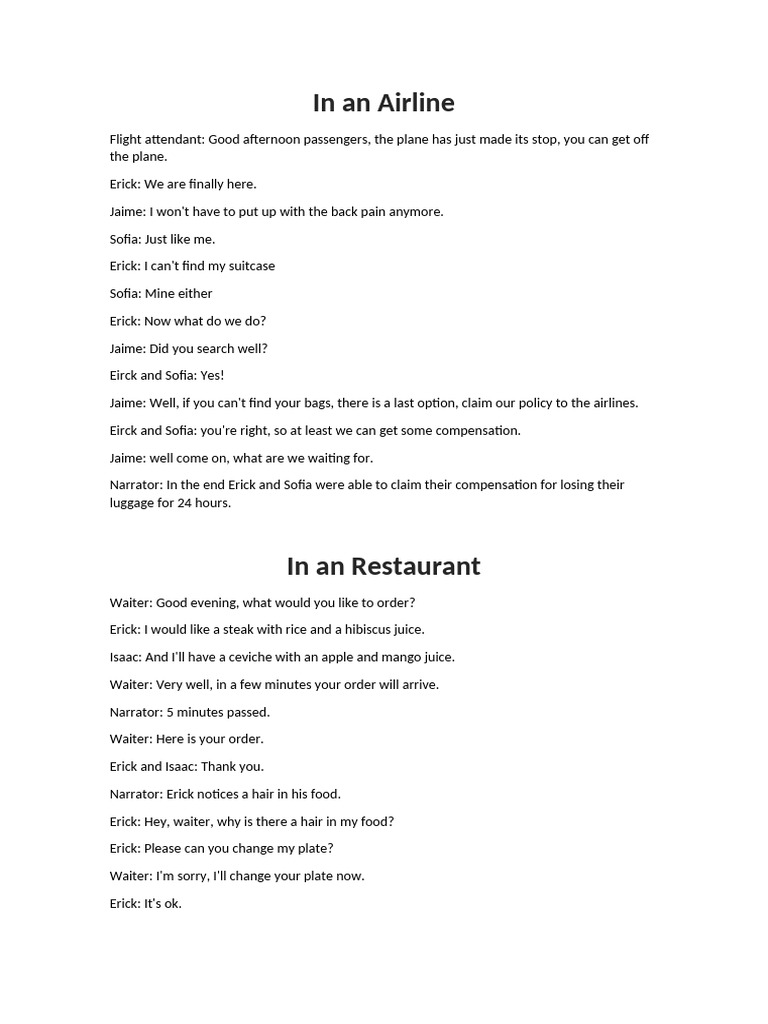 Conversation | PDF