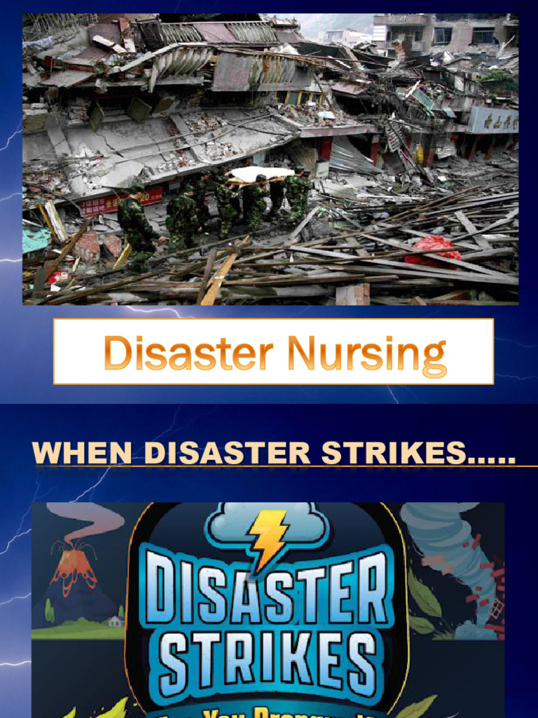 Disaster Nursing: Preparedness & Response | PDF | Natural Disasters ...