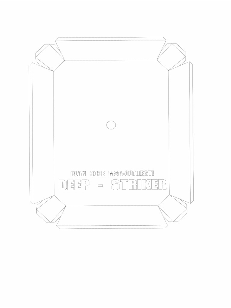 (One Piece) - MSA-0011 BST Plan303e Deep Striker | PDF