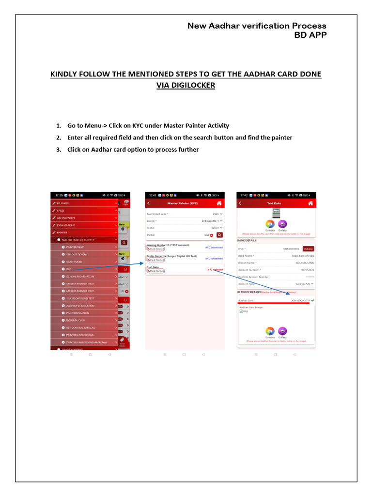 Sop For Aadhar Verification | PDF