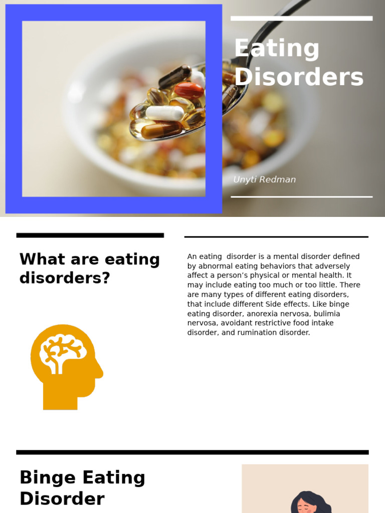 Eating Disorder Presentation | PDF | Eating Disorder | Eating