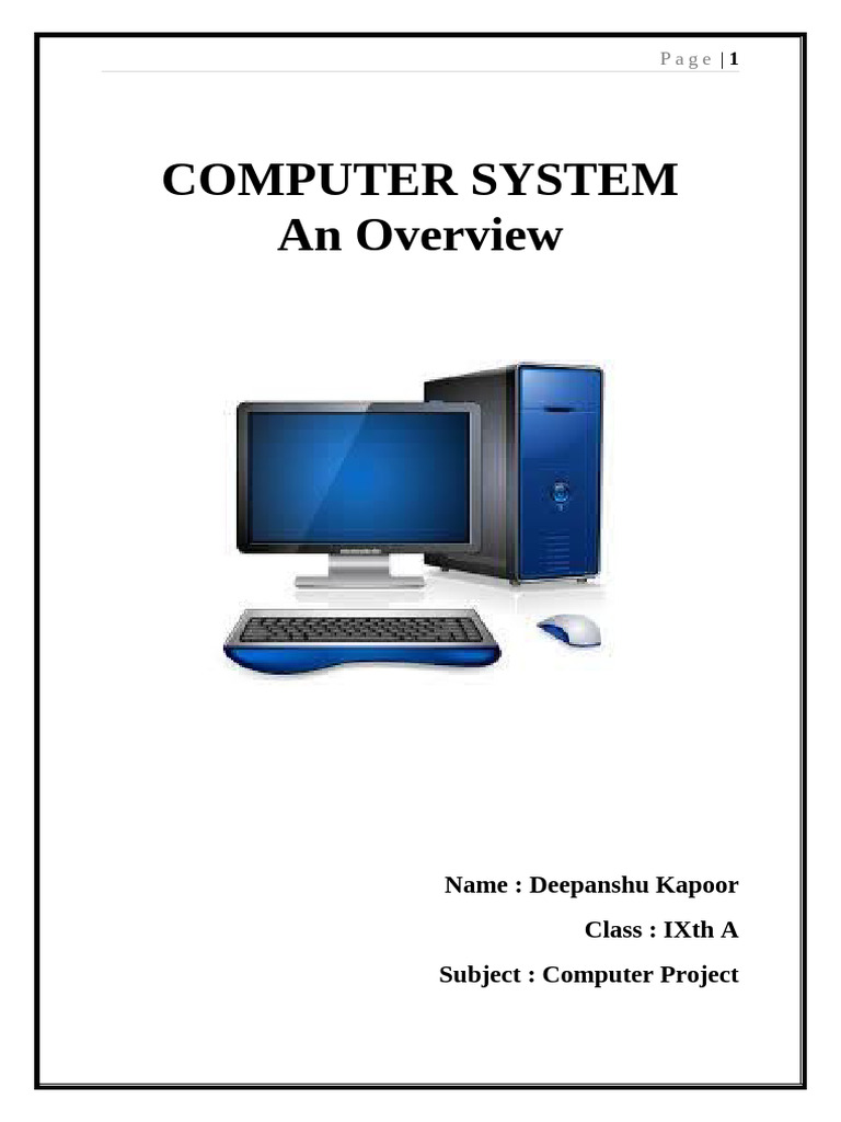 Overview of Computer Systems and Functions | PDF | Workstation ...