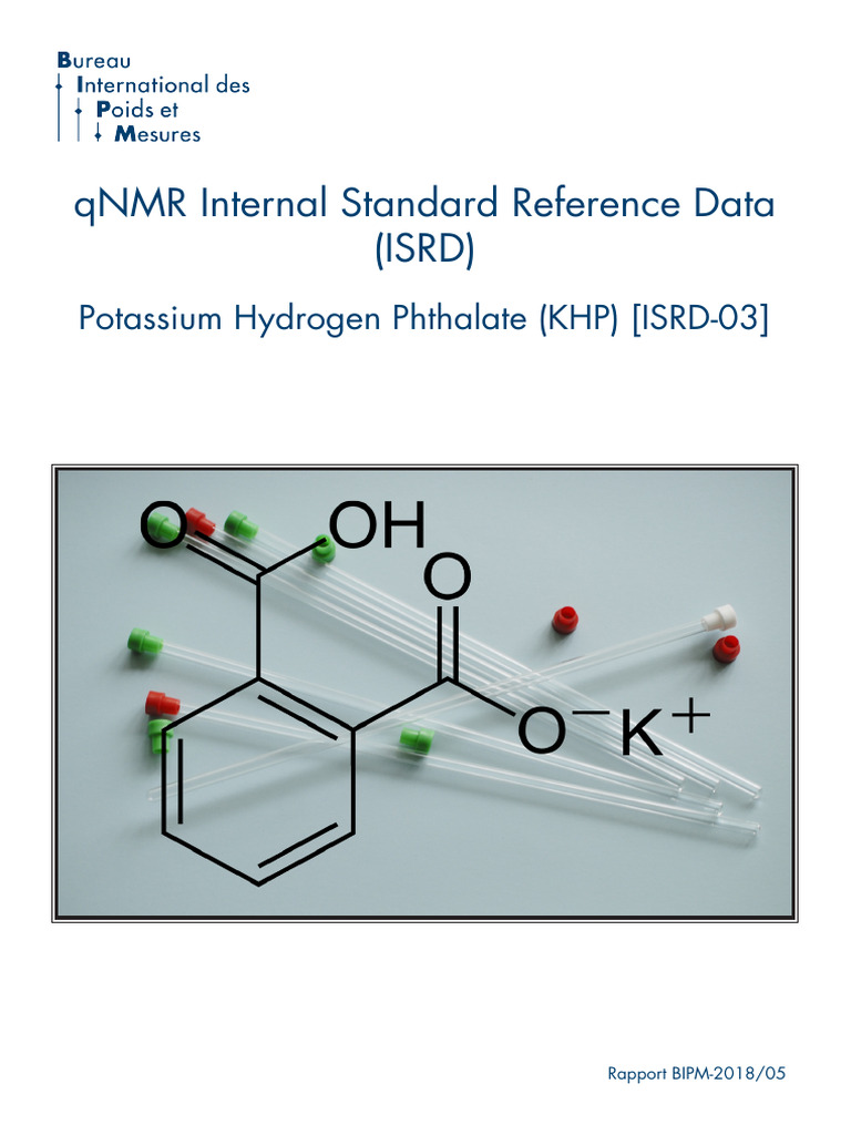 qNMR Reference Data for KHP | PDF | Nuclear Magnetic Resonance | Metrology