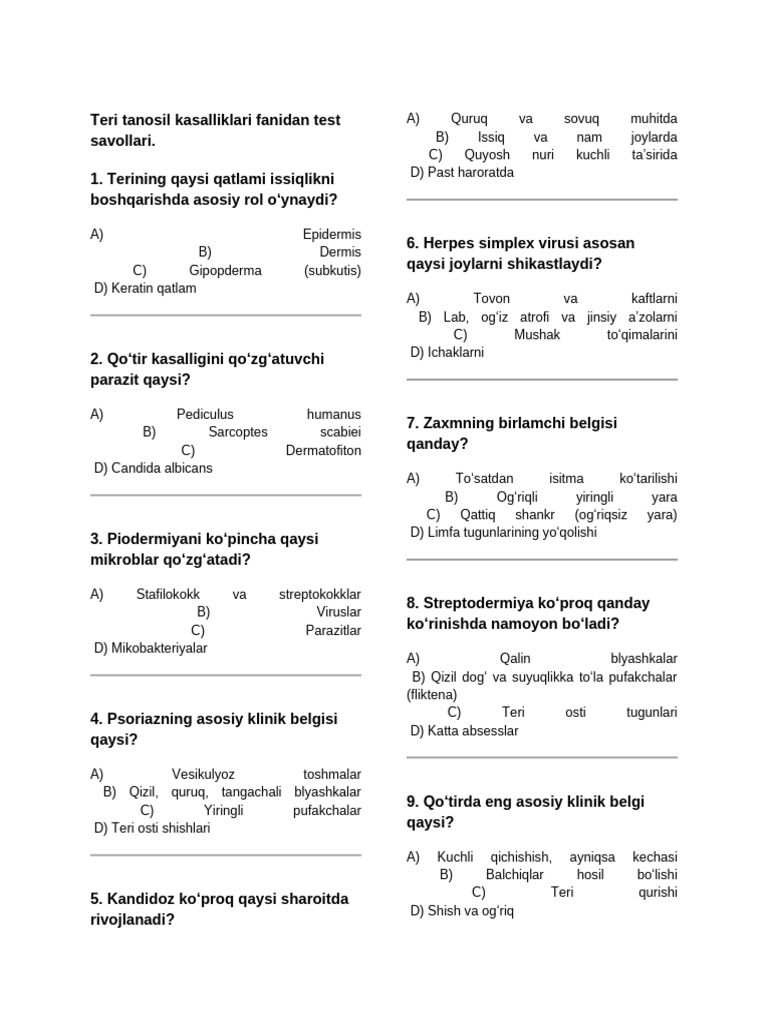 Test TTK | PDF