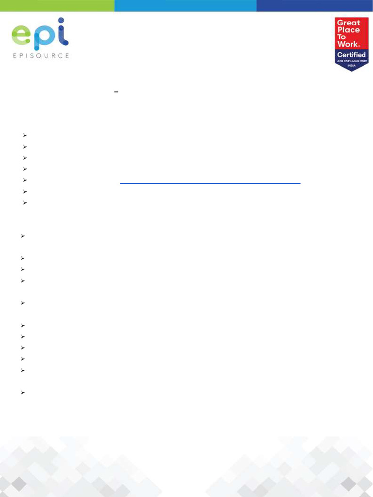 Episource Selection Process | PDF