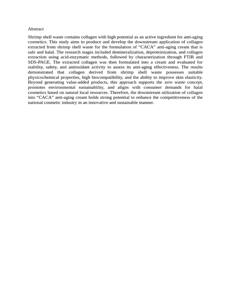 Abstract Halal UMI | PDF
