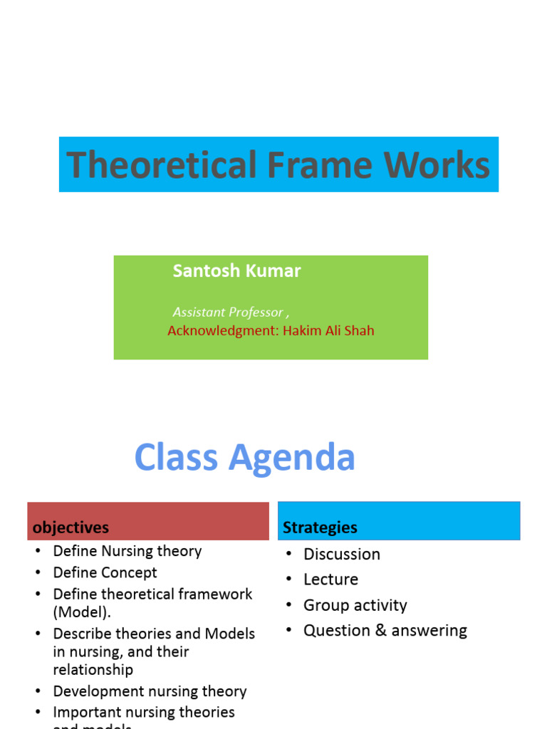 Topic I - Theoretical Framework.ppt | PDF | Theory | Concept