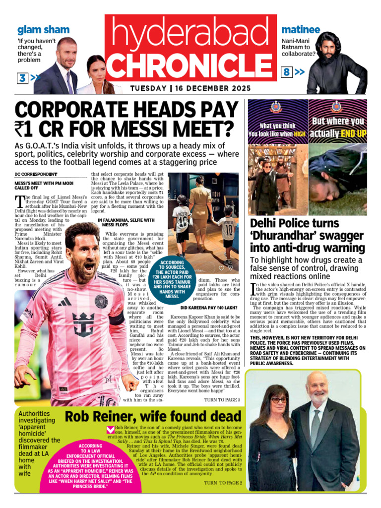 Messi's Meeting with Modi Canceled in Delhi | PDF | Fight Or Flight ...