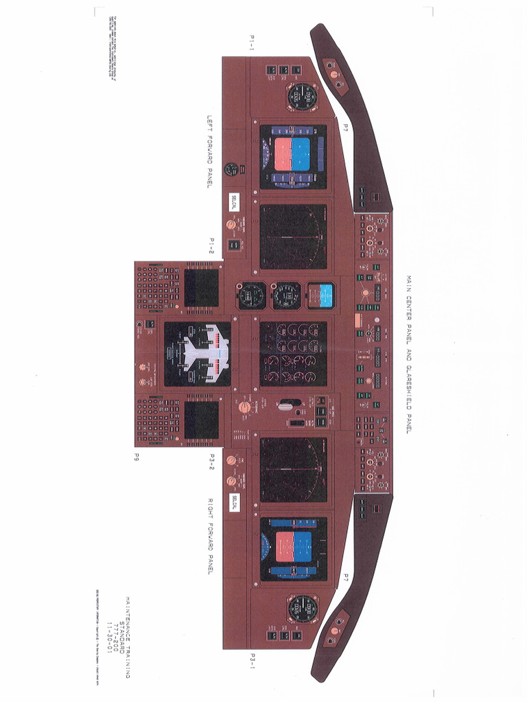 b777 Cockpit Panels | PDF