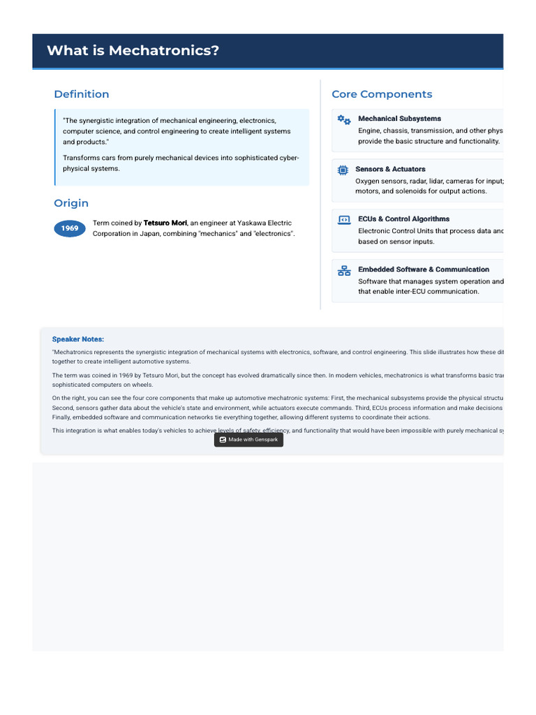 What Is Mechatronics? | PDF | Mechatronics | System