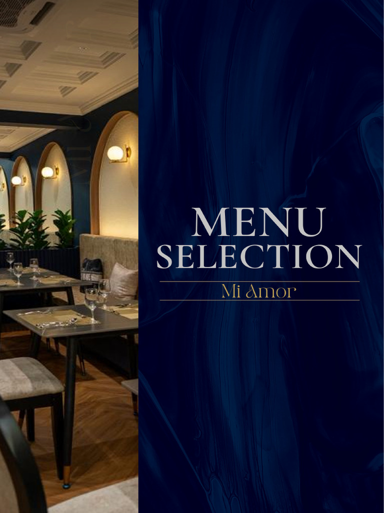 Menu Mi Amor | PDF