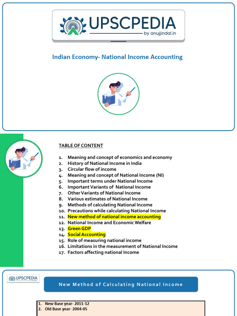 National Income Accounting in India | PDF | Gross Domestic Product ...