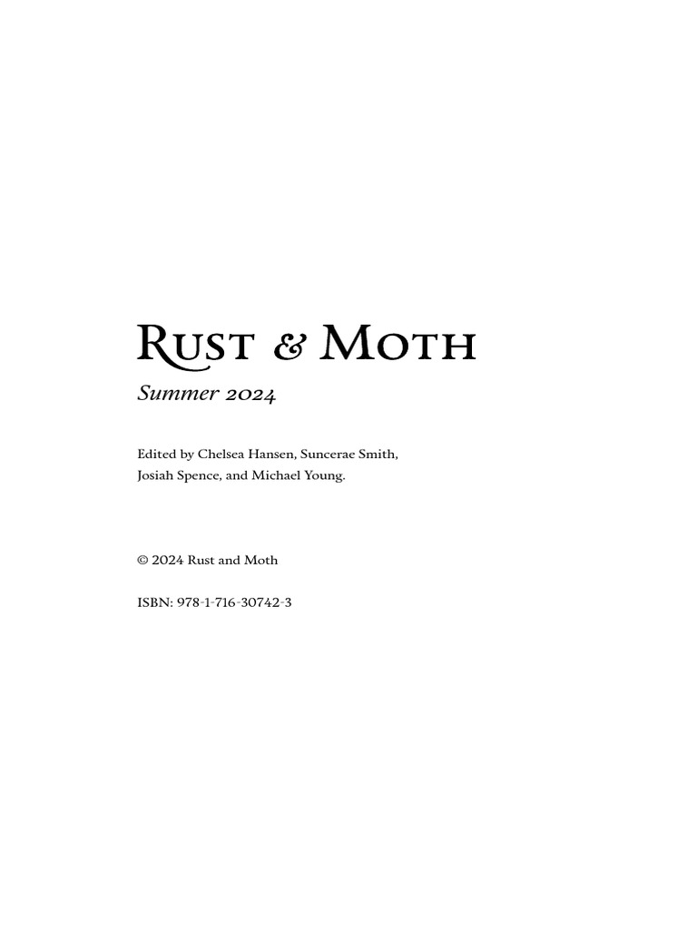 Rust and Moth Summer 2024 | PDF
