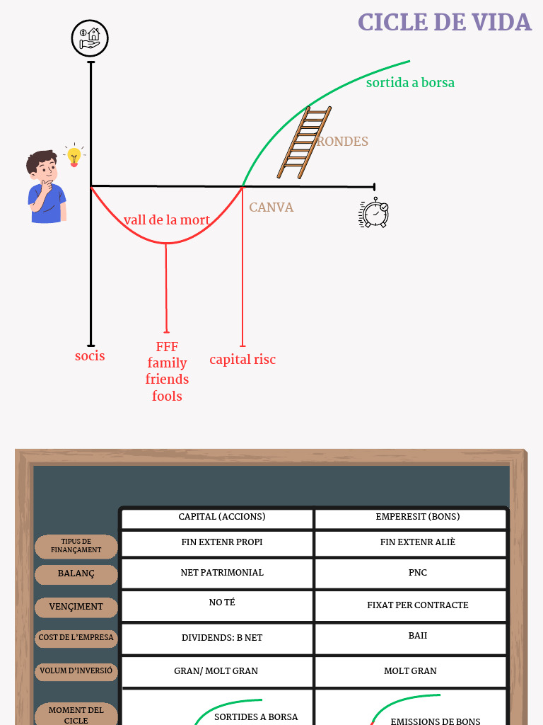 Cicle de Vida Accions vs Bons | PDF