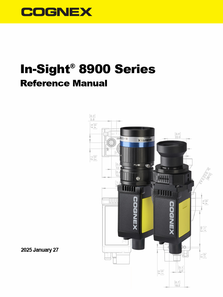 In-Sight 8900 Series Manual Overview | PDF | License | Electrical Connector