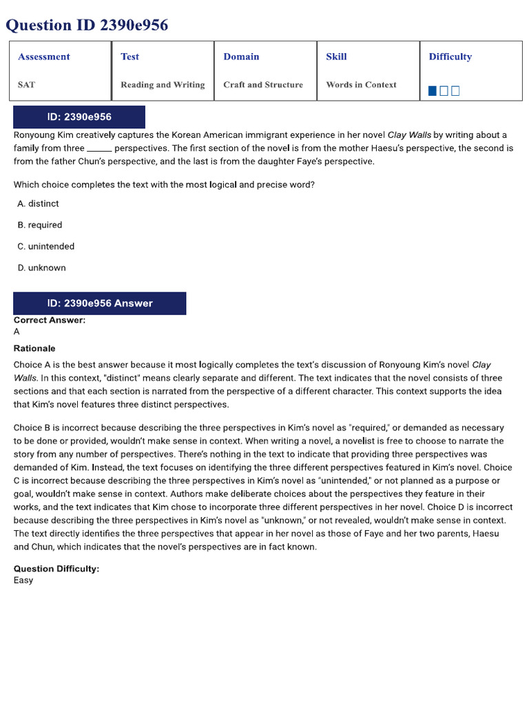SAT Hardest Questions | PDF