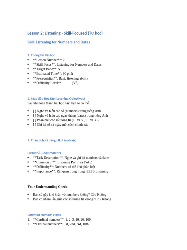 Lesson 2 Skill Focused | PDF