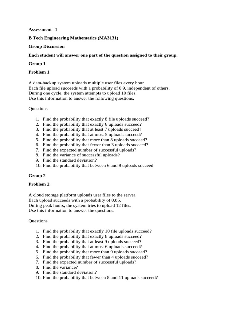 Exam Assessment Questions 20251204093127 | PDF | Standard Deviation ...