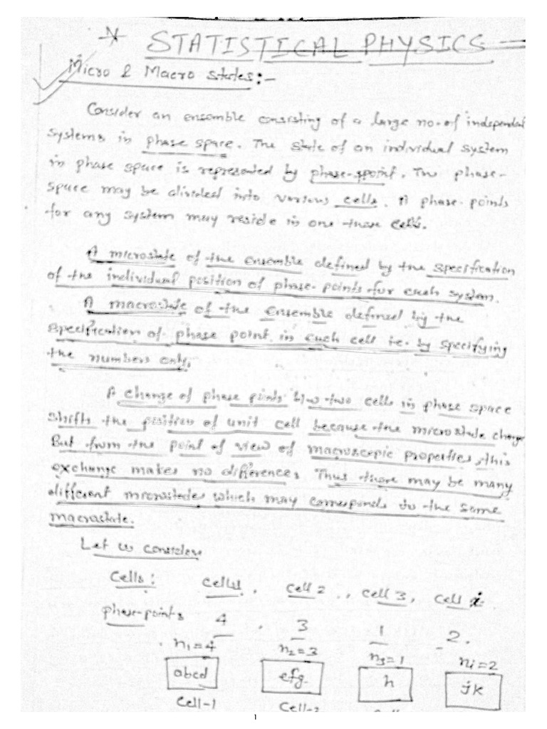 Thermal Physics Unit-5 | PDF
