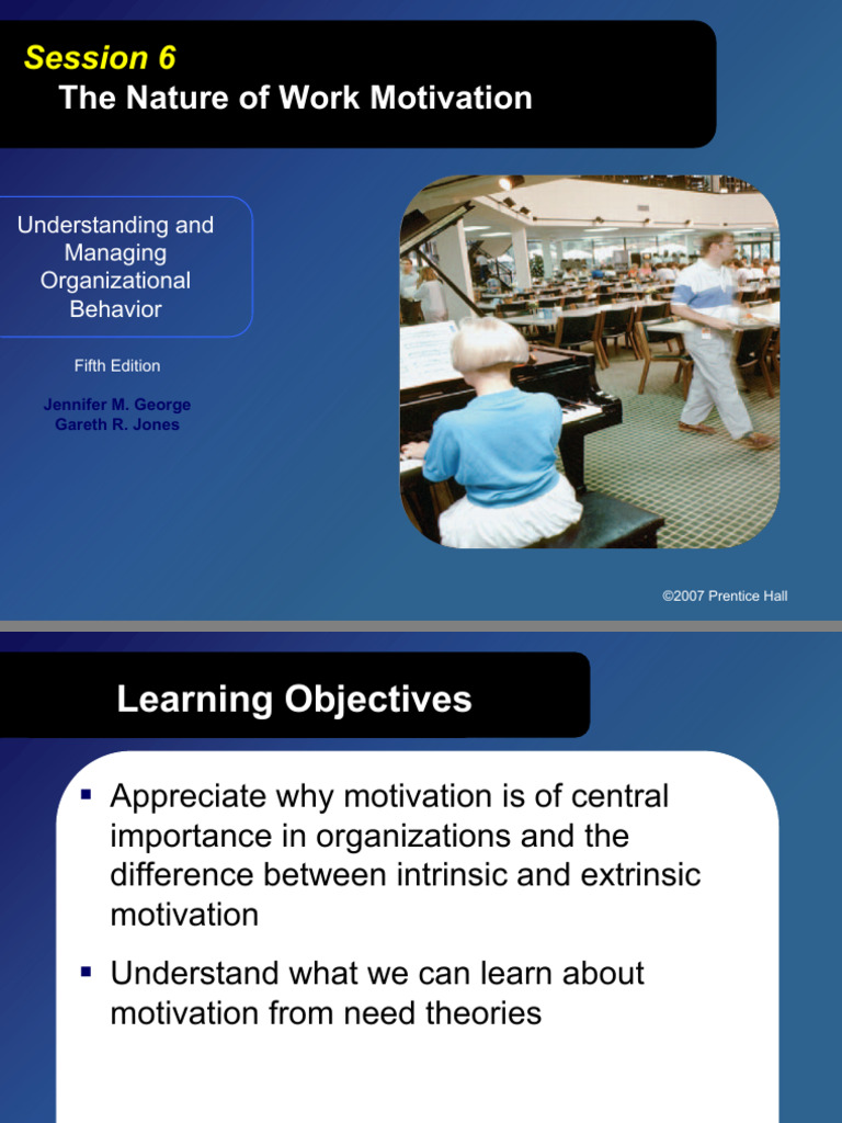Unit 6 - Work Motivation | PDF | Motivational | Motivation