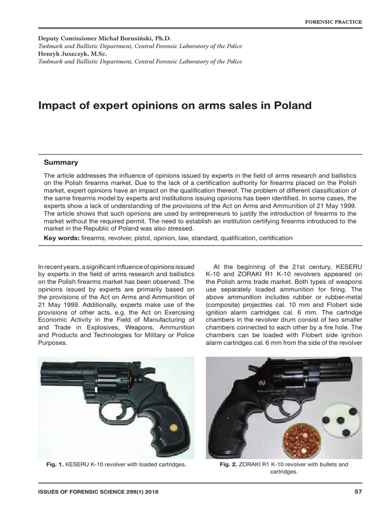 Expert Opinions On Arms Case | PDF | Caliber | Firearms
