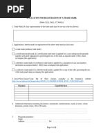 Trademark Agent Registration Form TM-G | PDF | Trademark | Business Law