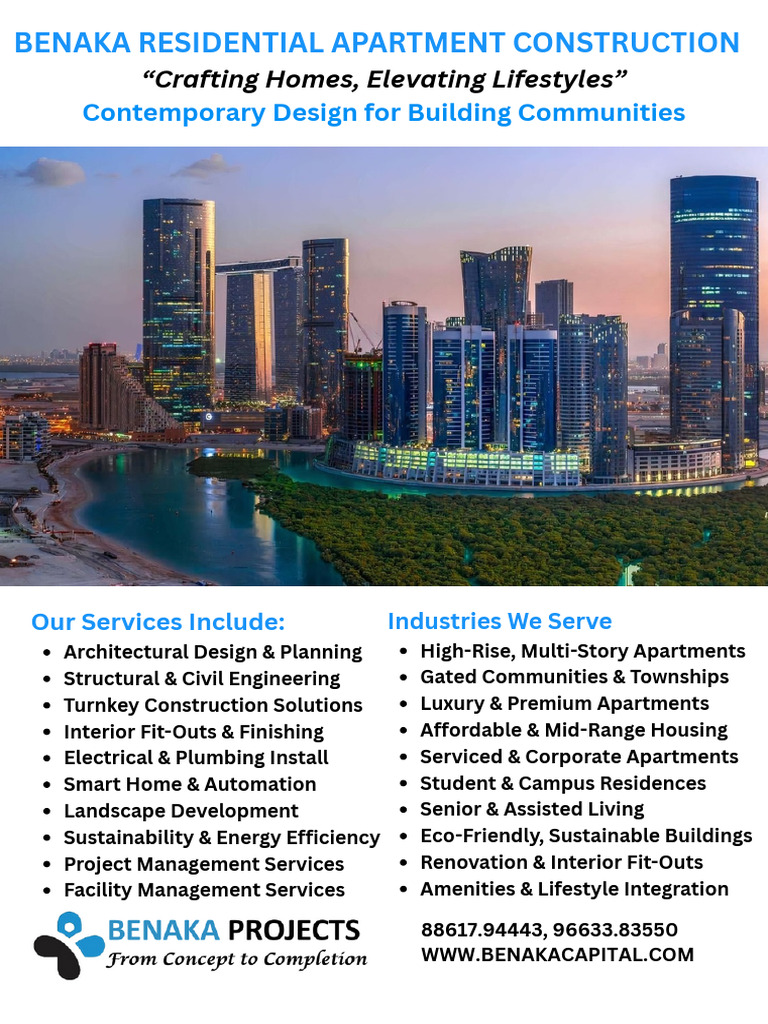 Benaka Apartment Construction Services | PDF | Wall | Flooring