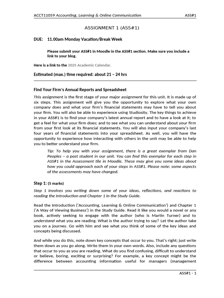 Accounting Assignment 1 Overview | PDF | Spreadsheet | Balance Sheet