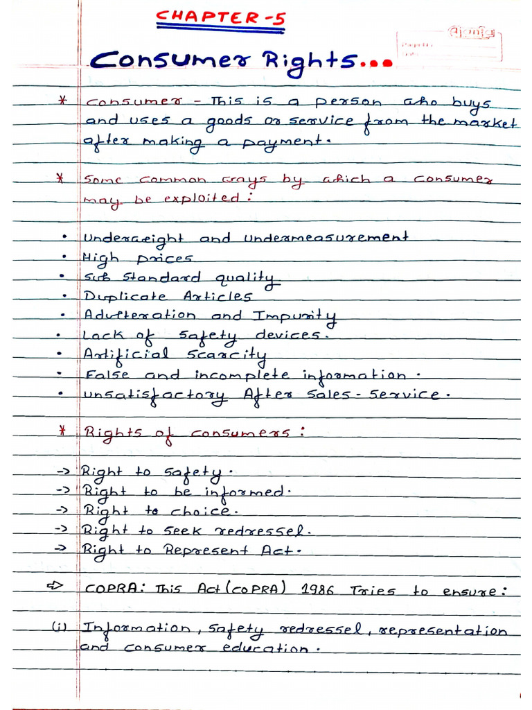 Economics Class 10th Chapter 5 | PDF