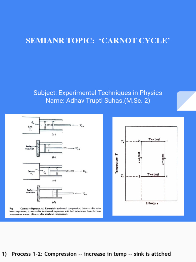 Understanding the Carnot Cycle in Physics | PDF