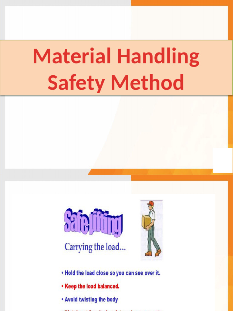 Material Handling Safety | PDF
