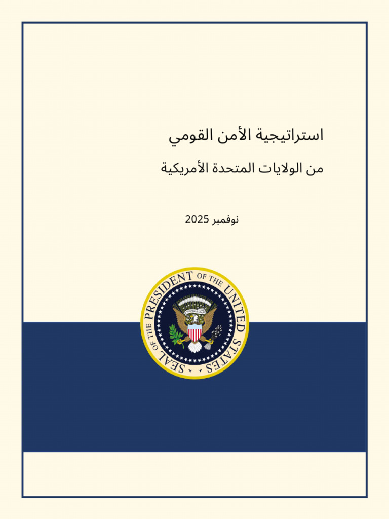 2025 National Security Strategy | PDF