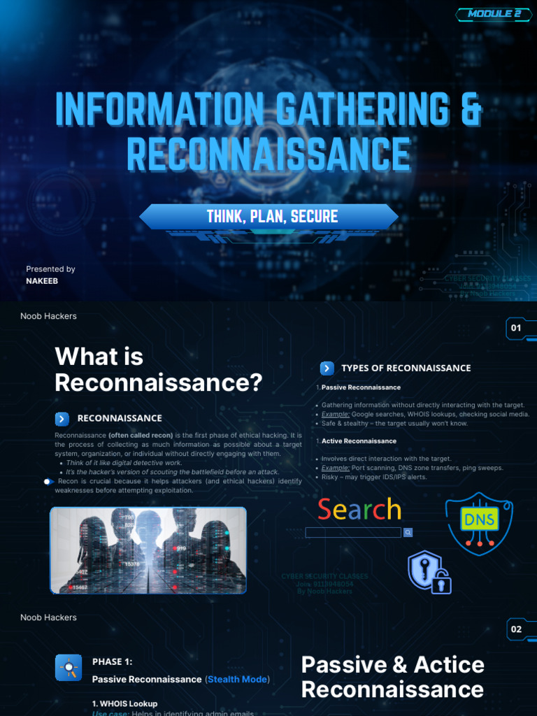 Reconnaissance Techniques in Cybersecurity | PDF | Internet Protocol ...