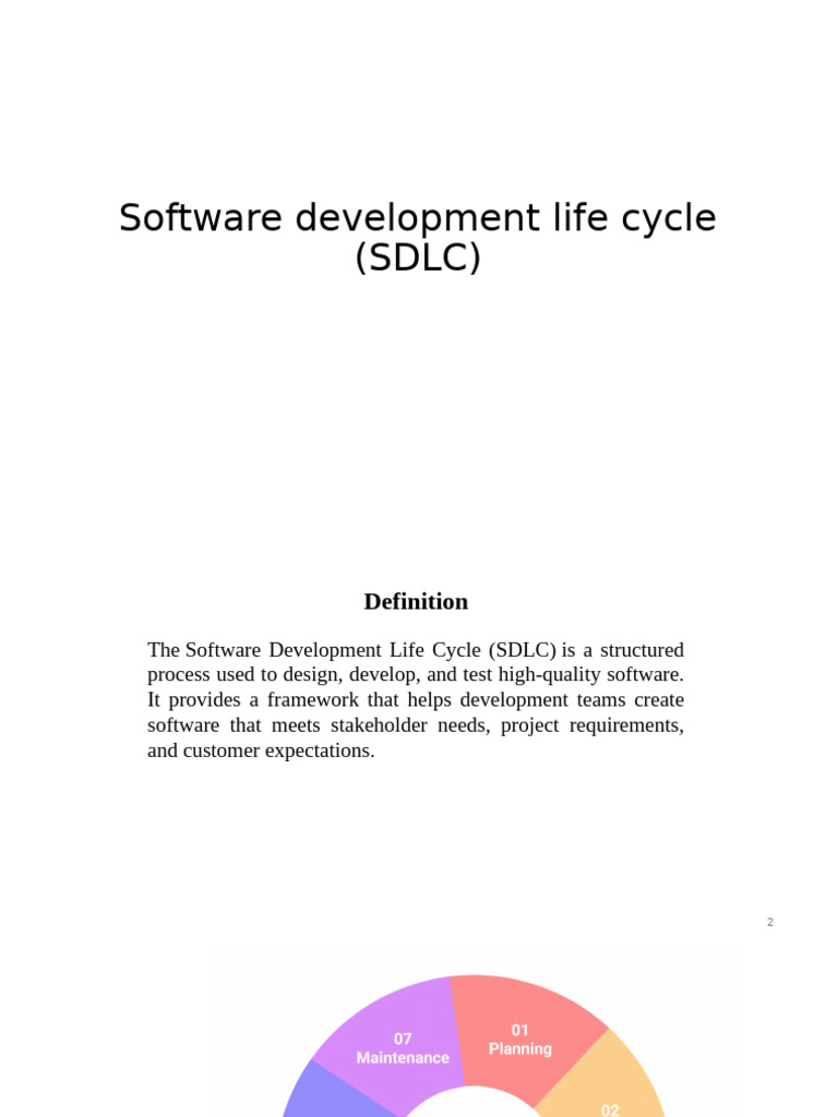 SDLC | PDF | Software Development Process | Software Development