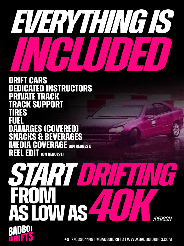 Bad Boi Drifts - Brochure | PDF | Land Transport | Transport