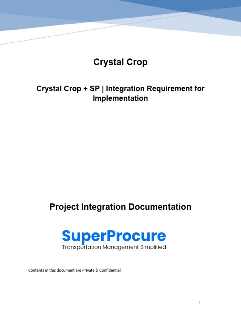 Crystal Crop Integration With SAP V1.0.Docx | PDF | String (Computer ...